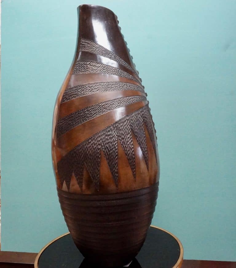 Smoke-Fired Vessel by Chuma Maweni - Monkey Apple